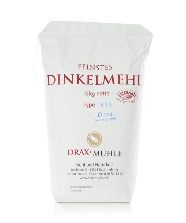 Dinkelmehl Dunst Wiener Griessler Type 630 * 5kg | konventionell ...